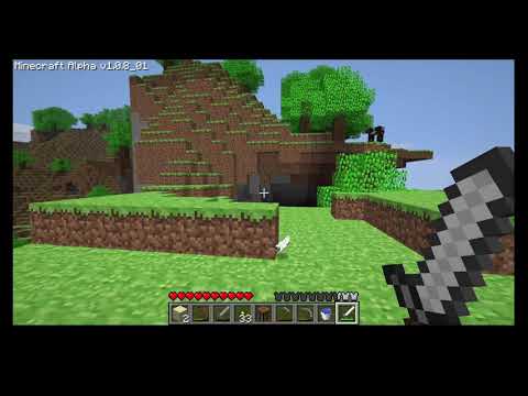 Minecraft Alpha 1.0.8_01 Gameplay Part 3. With sound! - YouTube