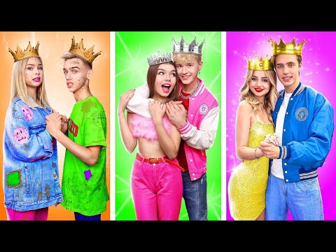 Rich vs Poor vs Giga Rich Couple | Who Wins the Best Couple’s Challenge