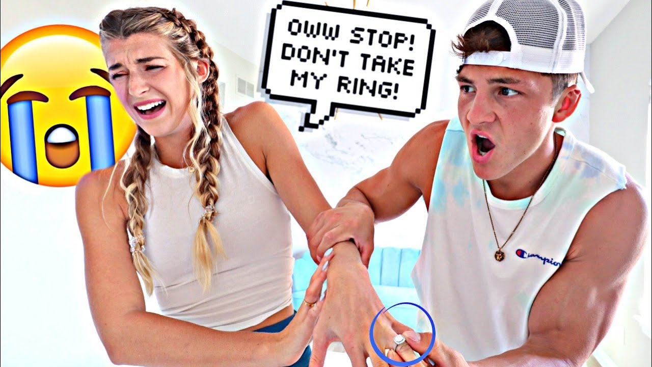 Starting An Argument Than Taking Her Engagement Ring Prank! - YouTube