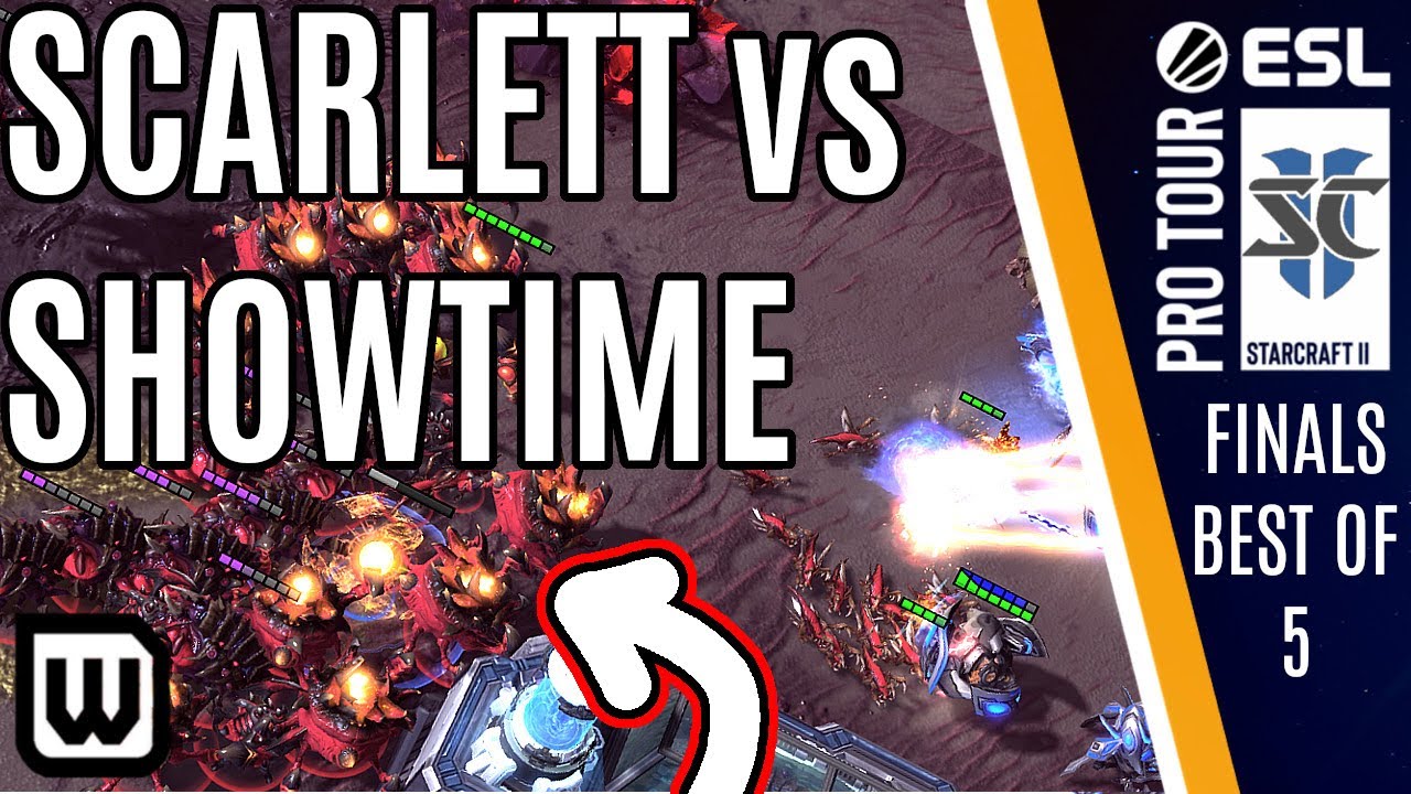 Starcraft 2 ESL Open Finals - Scarlett (Zerg) vs Showtime (Protoss ...