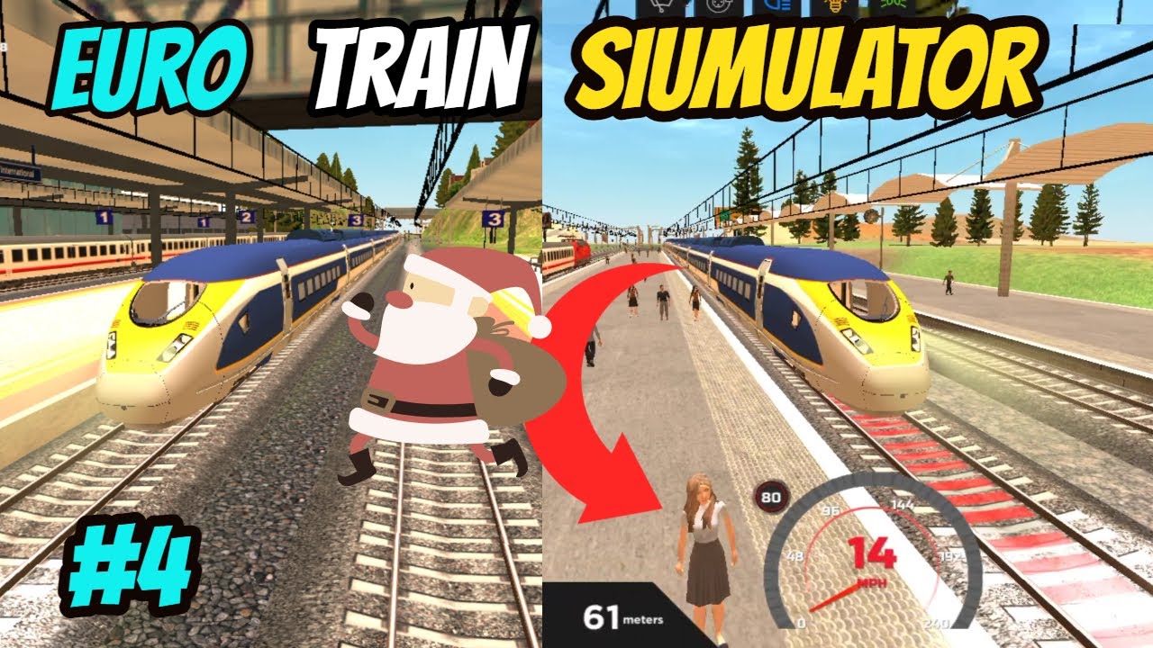Euro Train simulator Game Android # 4 || Train Android Gameplay ...
