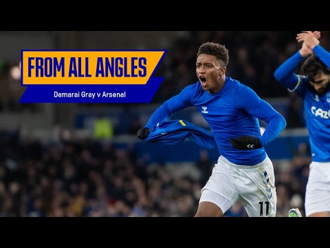 DEMARAI GRAY: FROM ALL ANGLES | INJURY-TIME SCREAMER AGAINST ARSENAL