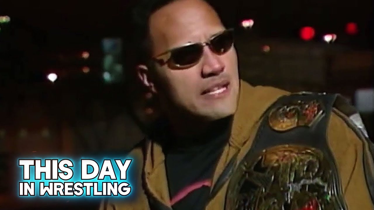 This Day In Wrestling: The Rock Throws Stone Cold's Belt Into The River ...