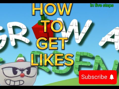 HOW TO GET LIKES👍 IN GROW A GARDEN🌱 - YouTube