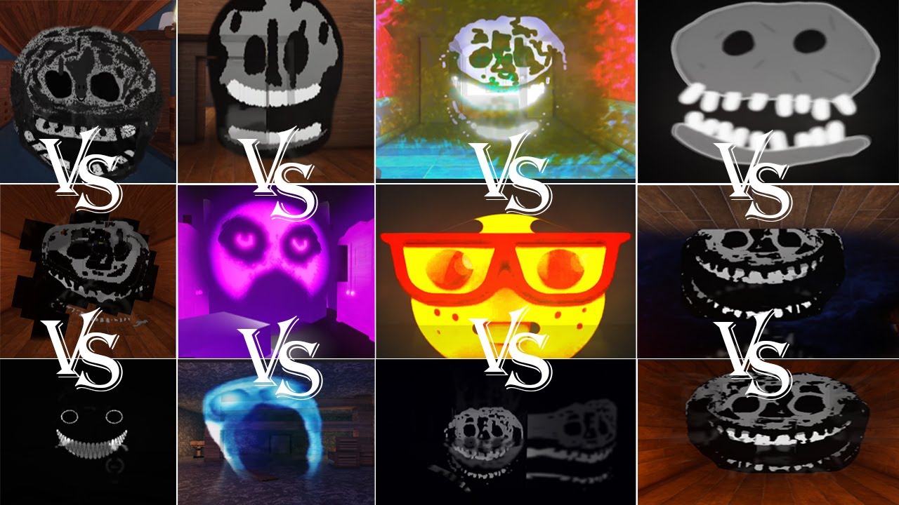 Comparison of the original Rush and ALL 16 fan versions of Roblox Doors ...
