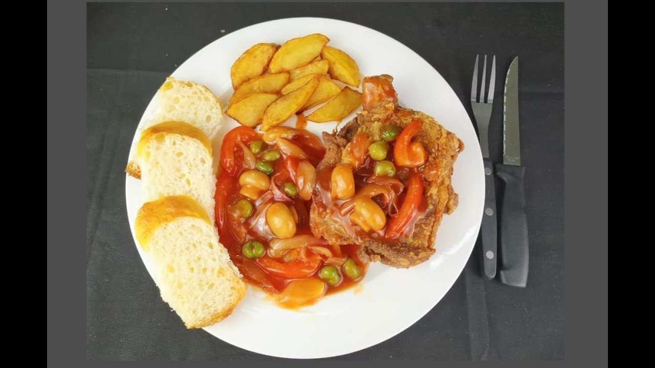 Hainanese Chicken Steak with a blend of Chinese and Western flavors ...