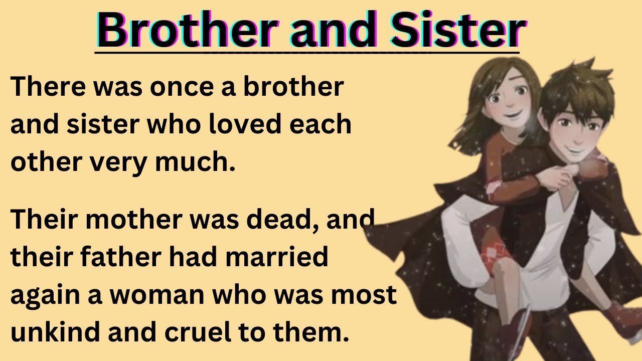 Learn English through Story ⭐ - BROTHER AND SISTER - Graded Reader ...