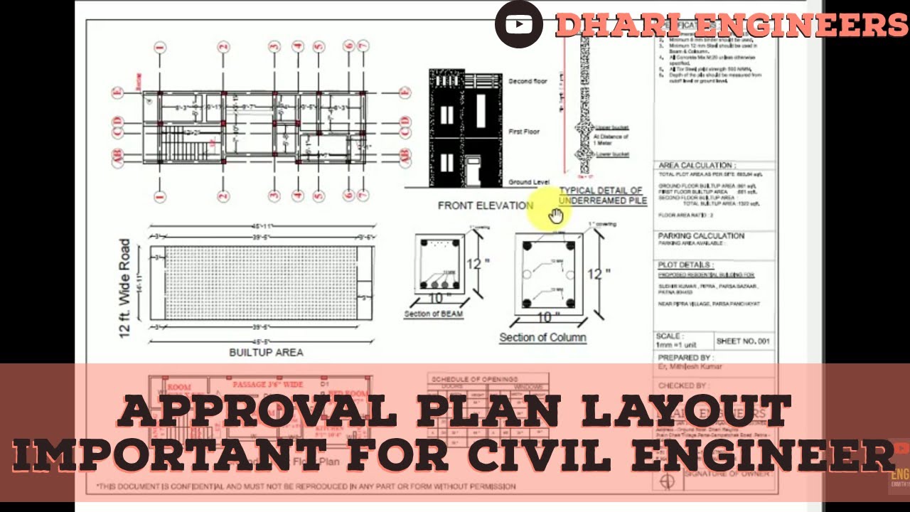 BUILDING SUBMISSION PLAN APPROVAL LAYOUT | House Plan | Architects in ...