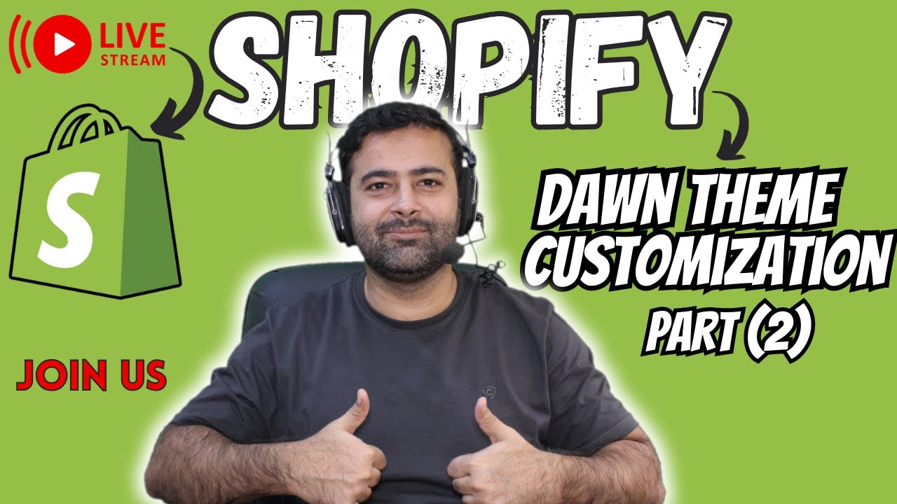 Shopify Dawn Theme Customization Part 2 - Shopify Dawn Theme - YouTube