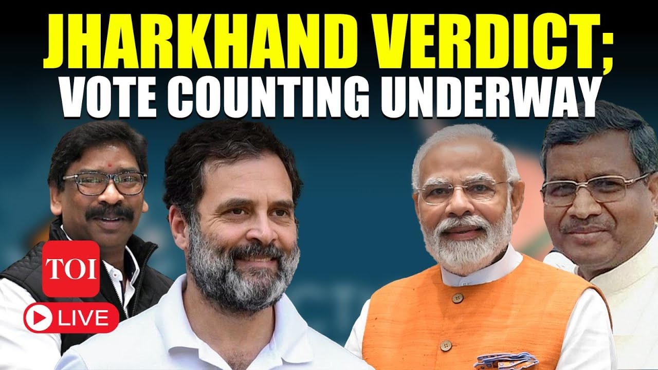 Jharkhand Results LIVE: Counting Of Votes Underway | Cong Vs BJP ...