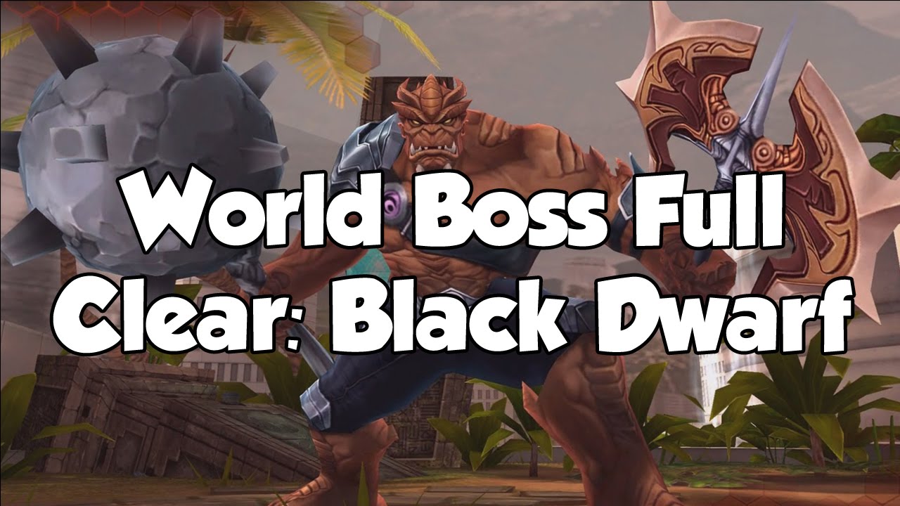 [Marvel Future Fight] World Boss Full Clear: Black Dwarf - YouTube