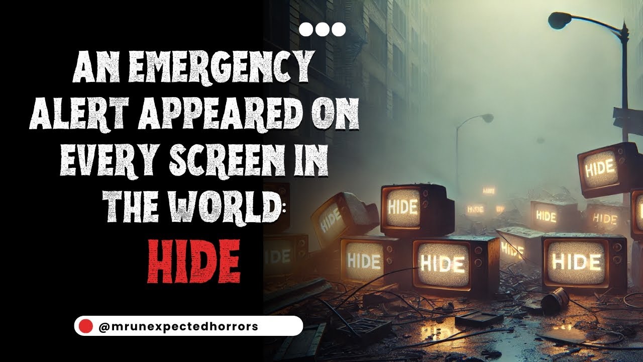 An Emergency Alert Appeared on Every Screen in the World: HIDE ...