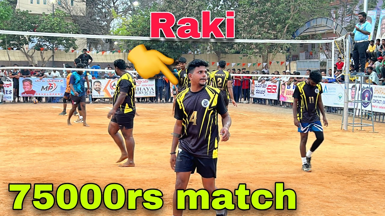 Deciding set 🔥| Raki in 75000rs Bangalore match | Mr Love Volleyball ...