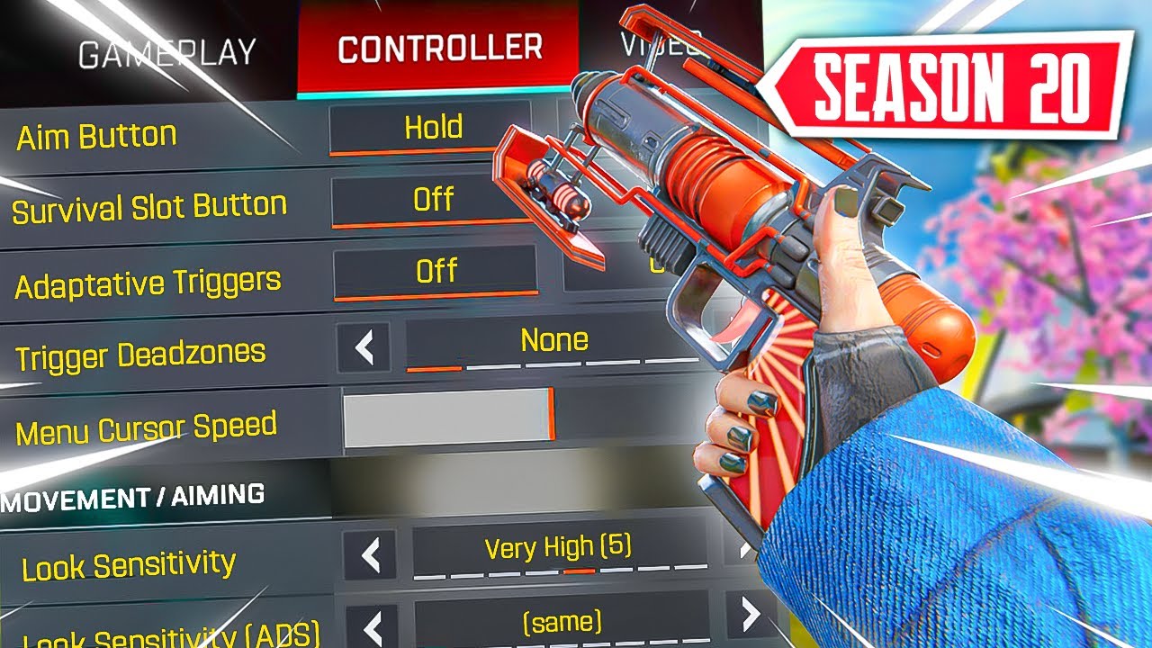 Best Controller Settings In Apex Legends Season 20 (Zero Recoil) - YouTube