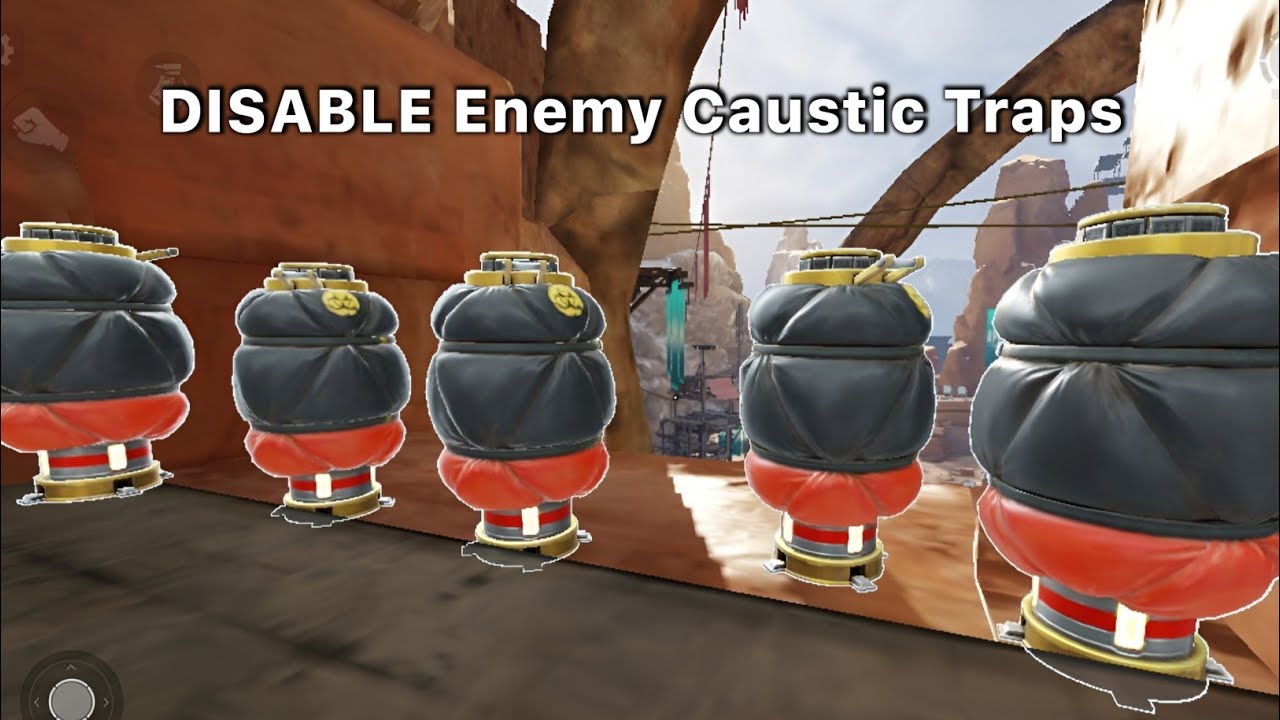 How To Disable Caustic Trap In Apex Legends Mobile - YouTube