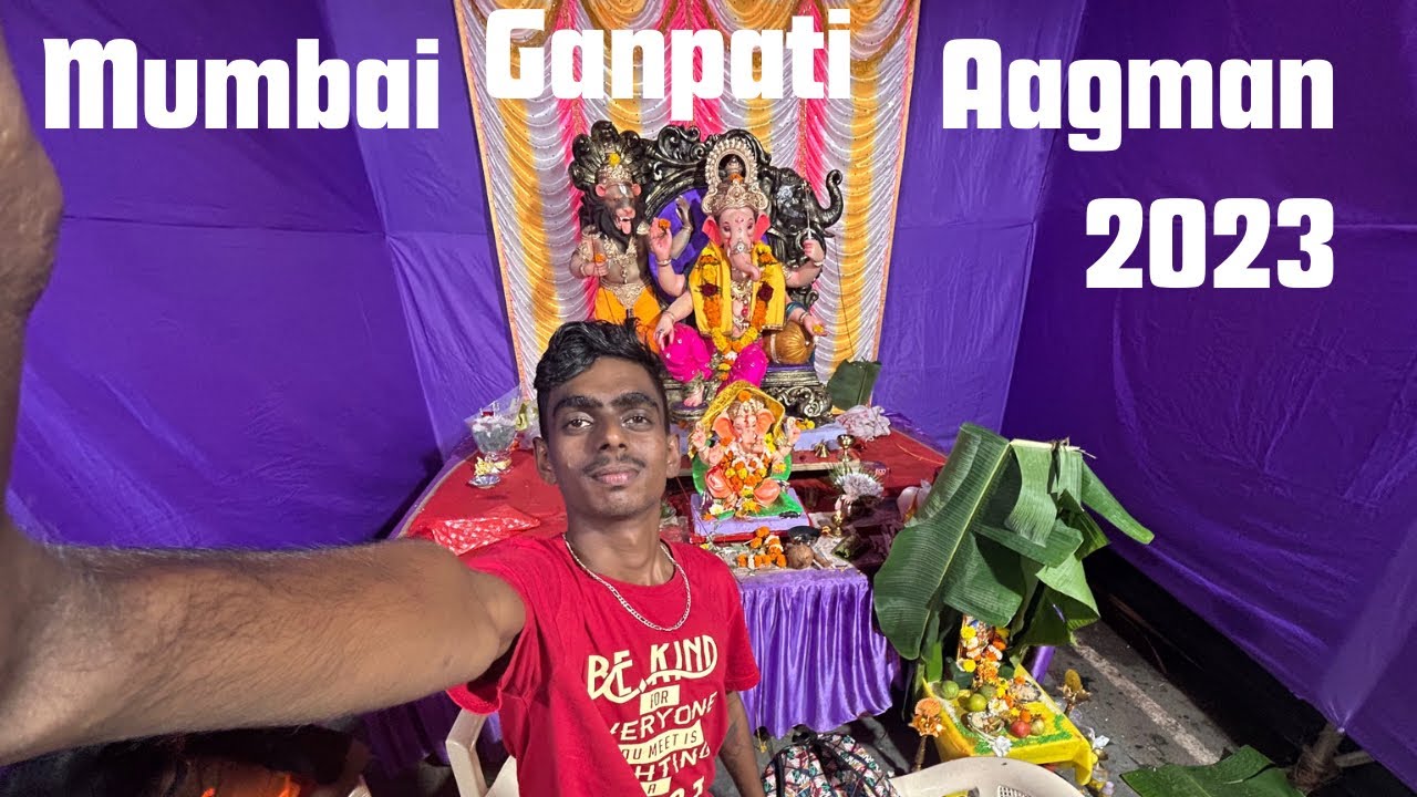 MUMBAI GANPATI AAGMAN 2023 | GAUTAM NAGAR CHA MAHARAJA SOHALA POWAI ...