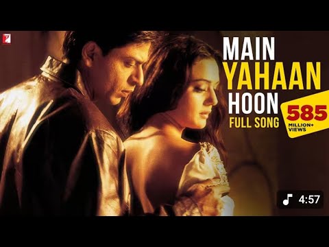 Main#Yahaan#Hoon | Full Song | Veer-Zaara | Shah#Rukh Khan, Preity Zinta | Madan Mohan, Udit#Narayan