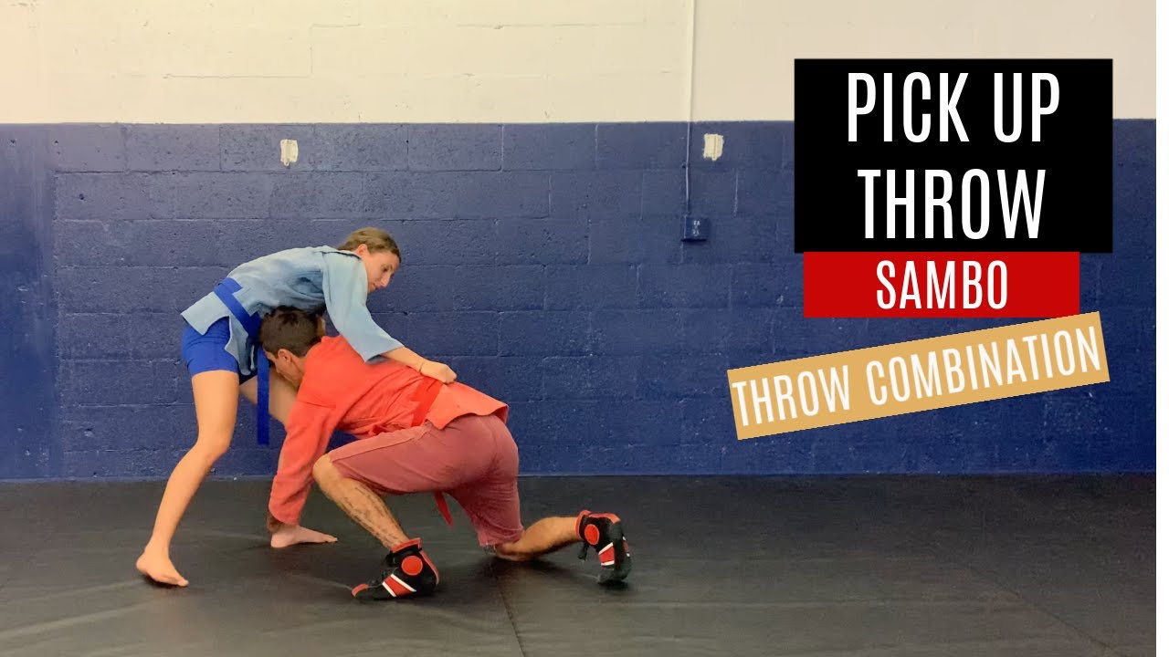 How To Do Sambo Pick Up Throw Combination Grappling University - YouTube