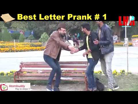 Best Letter Prank # 1 | Allama Pranks | Lahore TV | Pakistan | India ...