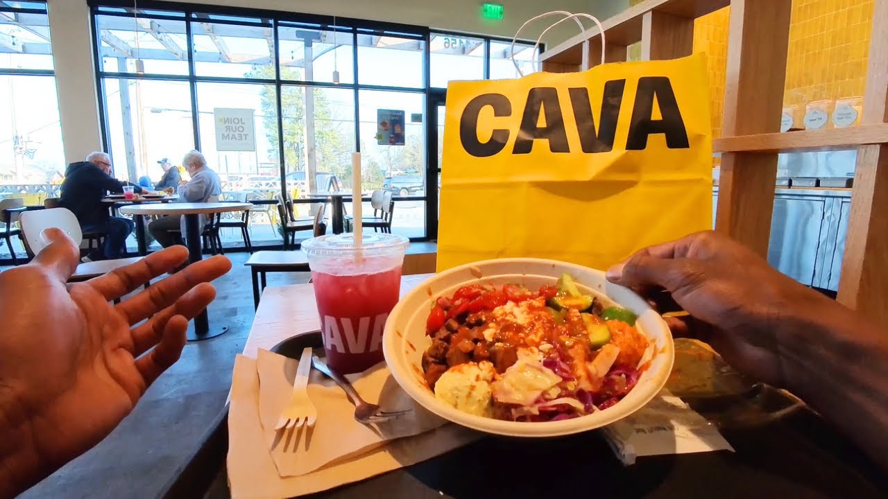 Pov: 1st TIME trying CAVA! (Full Experience) Steak Harrisa - YouTube