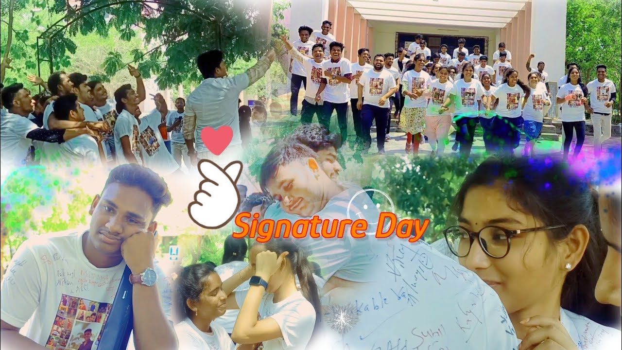 Signature day #college #Mahatma Gandhi university #studentlife #student ...