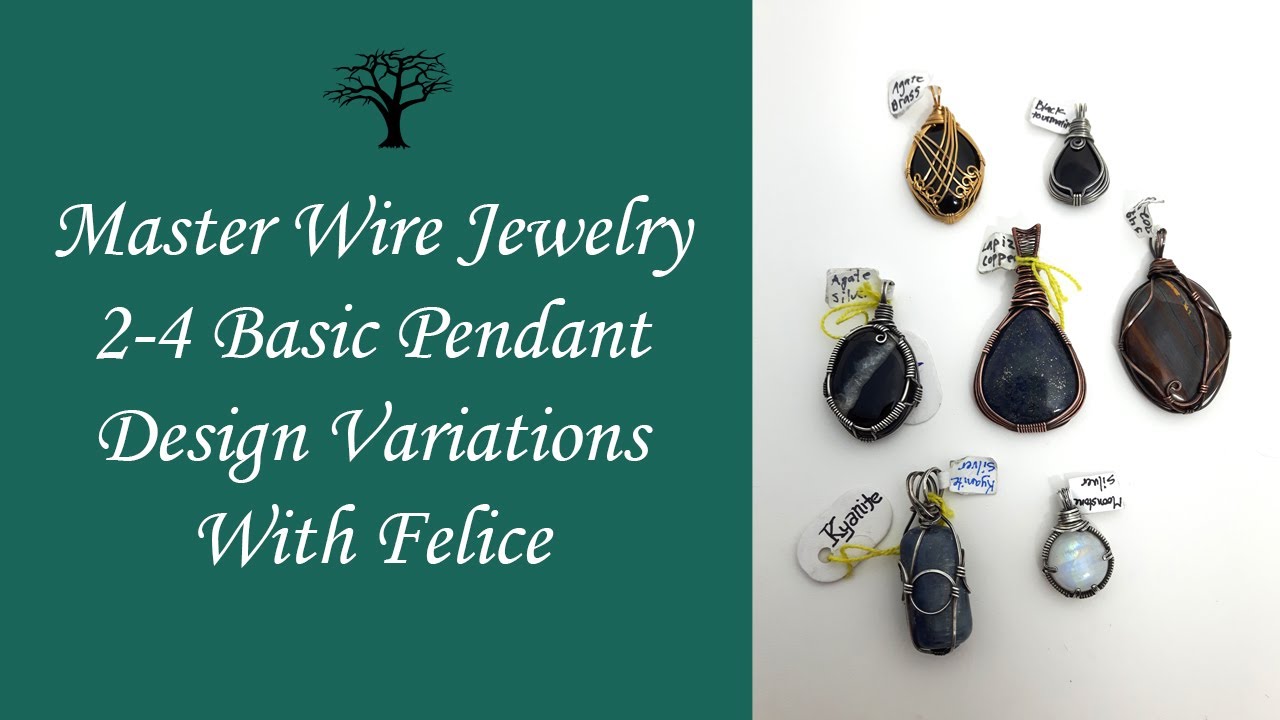 2-4 Basic Pendant tutorial - Design Variations - YouTube