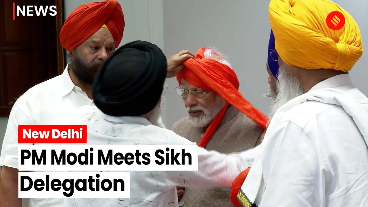 Prime Minister Narendra Modi Meets Sikh Delegation At His Residence ...