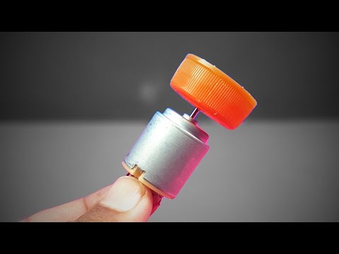 How to make High Speed Electric Spinning Top | DC Motor Life Hacks ...