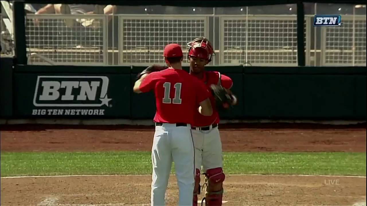 Ohio State Double Play Seals Win vs. Michigan - YouTube