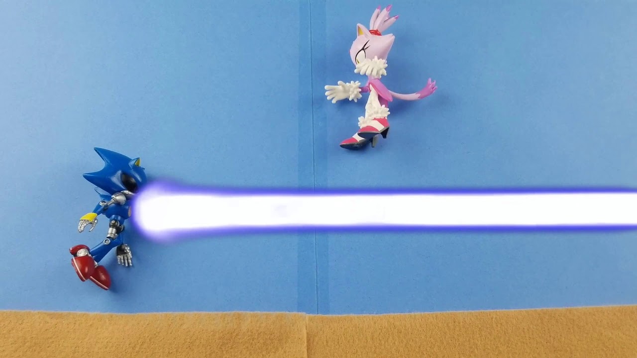 Blaze's 15th...| SONIC RUSH Stopmotion Animation - YouTube