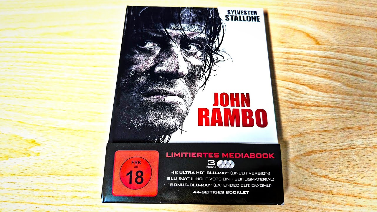 🪖JOHN RAMBO (2008) Filmkritik + Collector's Edition Mediabook (4K + Blu-ray) Unboxing | Review🔥 ...