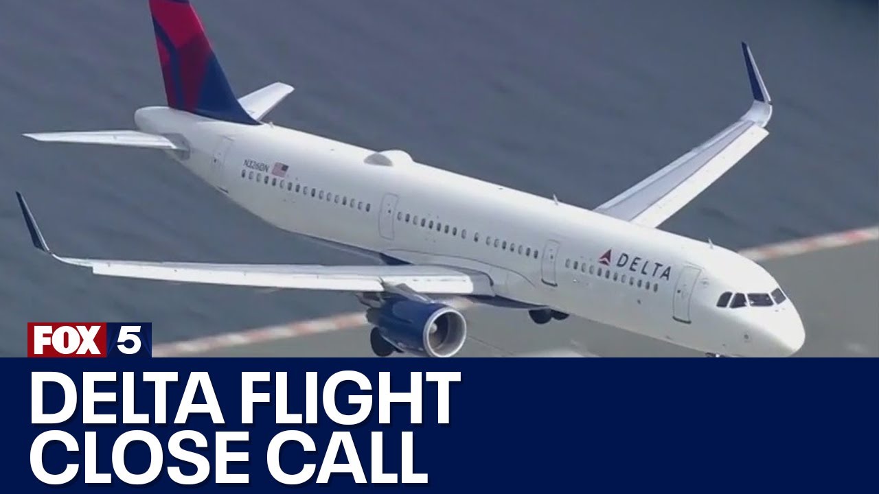 Atlanta flight has close call at LaGuardia Airport | FOX 5 News - YouTube
