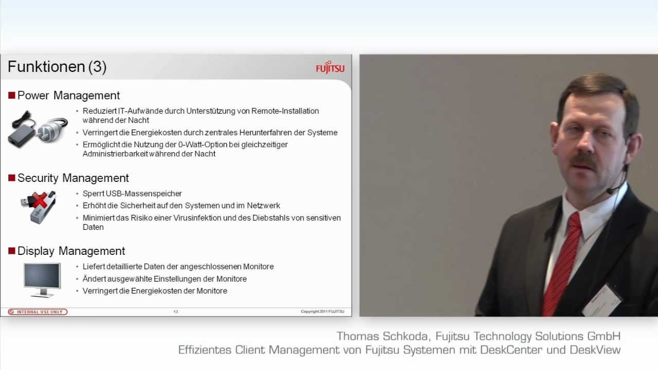 Effizientes Client Management von Fujitsu System mit DeskCenter und ...