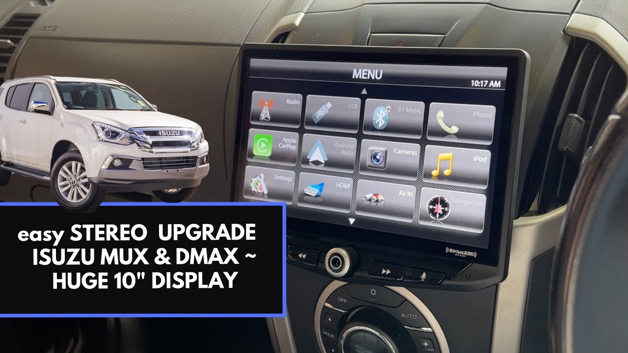 DIY: Stinger Heigh10 Isuzu Dmax Stereo Replacement & Isuzu MUX Stereo ...