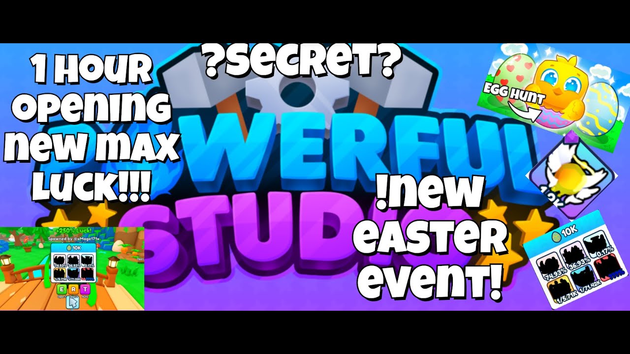 HATCHING with *MAX LUCK* in rebirth champion ultimate *EASTER EVENT ...