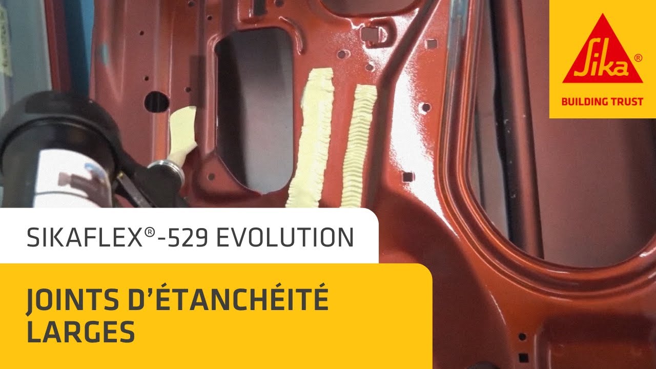 Joints d'étanchéité larges, Sikaflex®-529 Evolution - YouTube