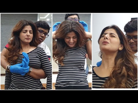 Bhojpuri Actress || Smirty Sinha ||  Neck and Back Pain || Chiropractic treatment || #drrajneeshkant