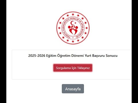 KYK Yurt Başvuru Sonucu Açıklandı. KYK Yurt Başvuru Sonucu Nasıl Öğrenilir?