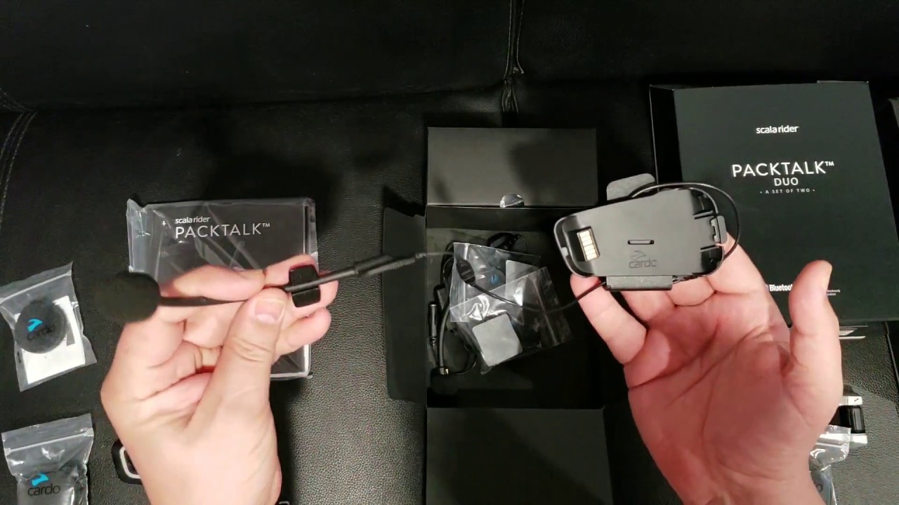 Cardo Pack Talk unboxing and installation. - YouTube