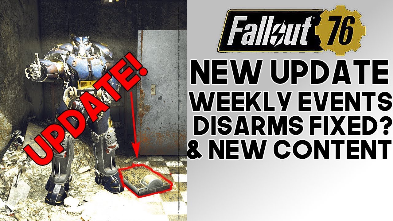 Fallout 76 NEW UPDATE! Weekly Events Announced, Future Patch Dates ...