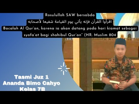 Tasmi Juz 1 Ananda Bimo Cahyo - YouTube