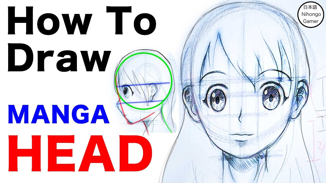How To Draw Anime Face Shape Female How To Draw Anime Head Face Youtube