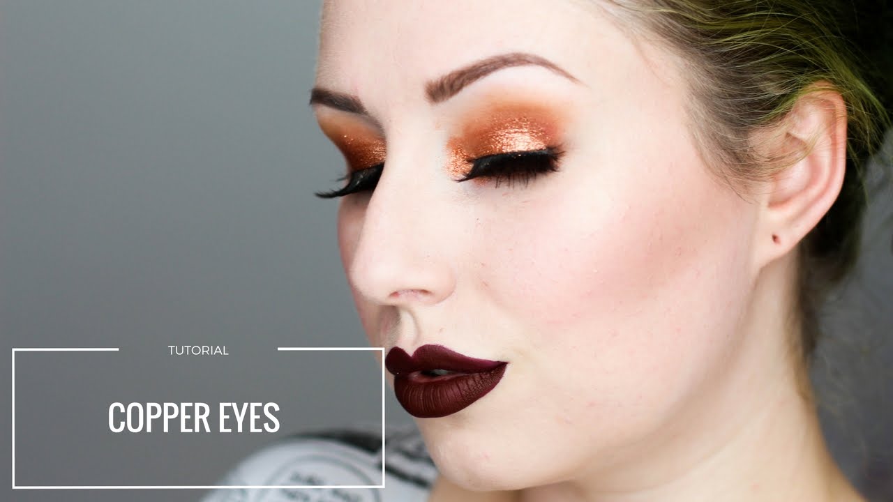 TUTORIAL: FALL COPPER EYES - YouTube
