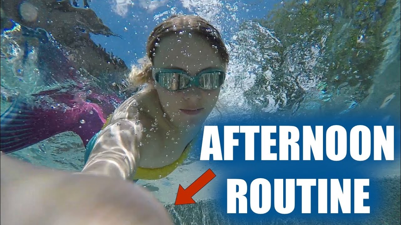 My Productive Afternoon Routine Becoming a Mermaid - YouTube