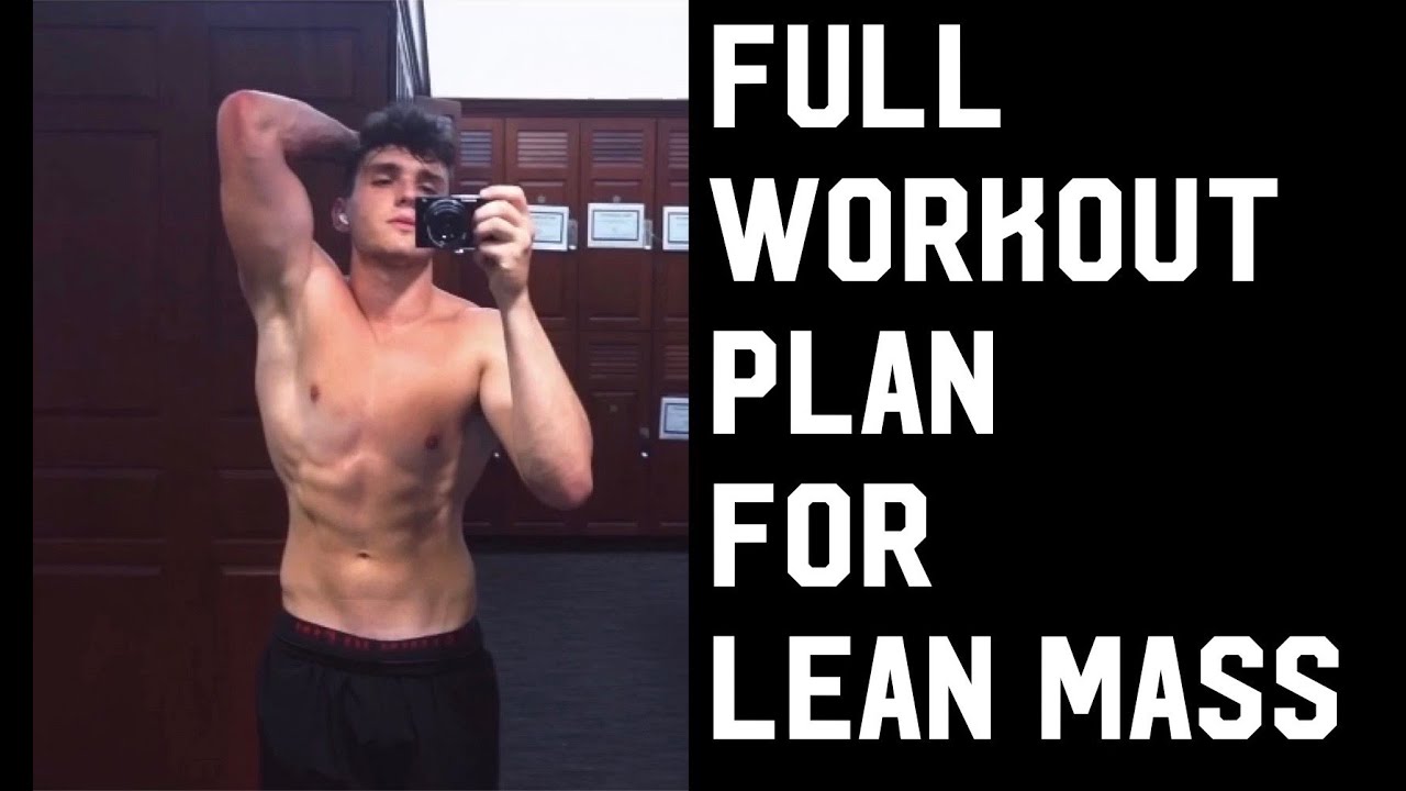THE ULTIMATE WORKOUT PLAN FOR LEAN MASS | How To Gain Lean Muscle and ...