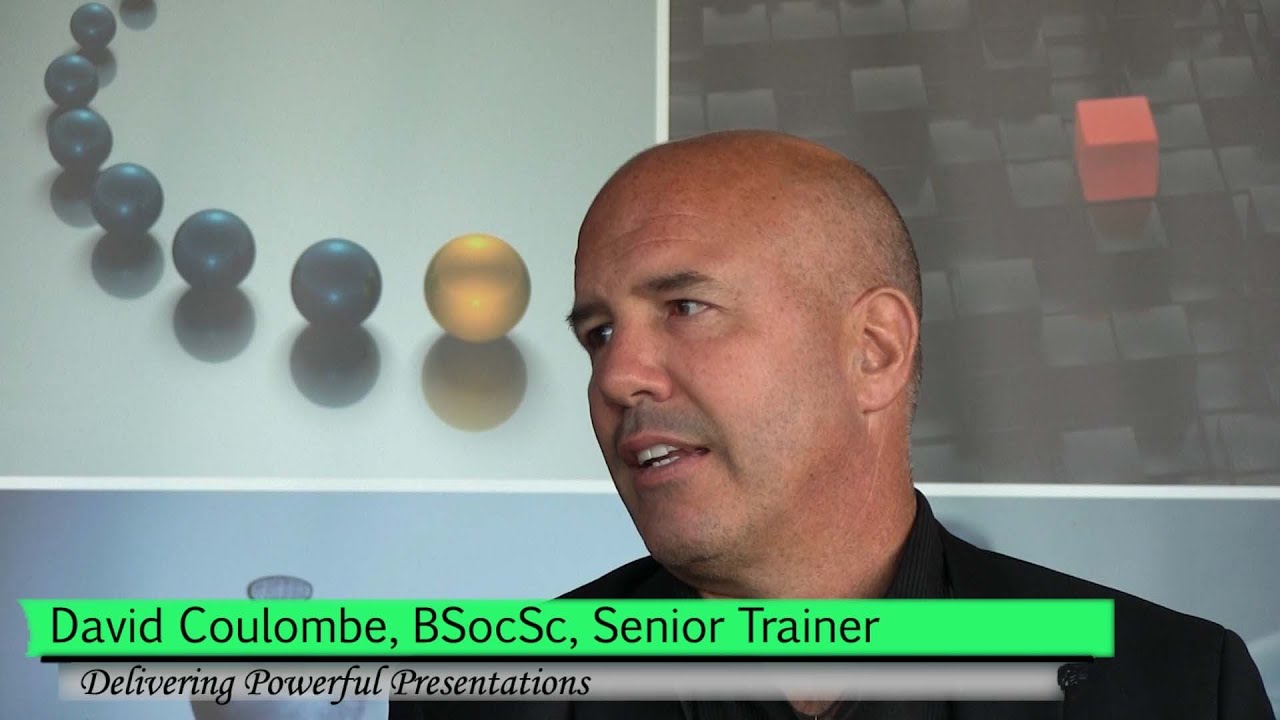 David Coulombe, Delivering Powerful Presentations - YouTube