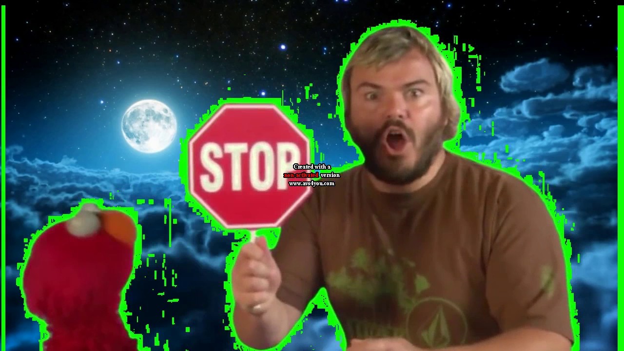 Sesame Street Jack Black Defines Octagon In The Night Sky - YouTube