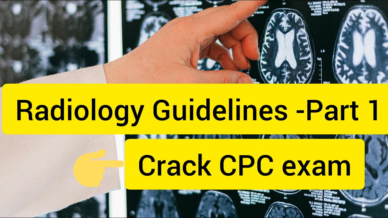 Radiology Guidelines - YouTube