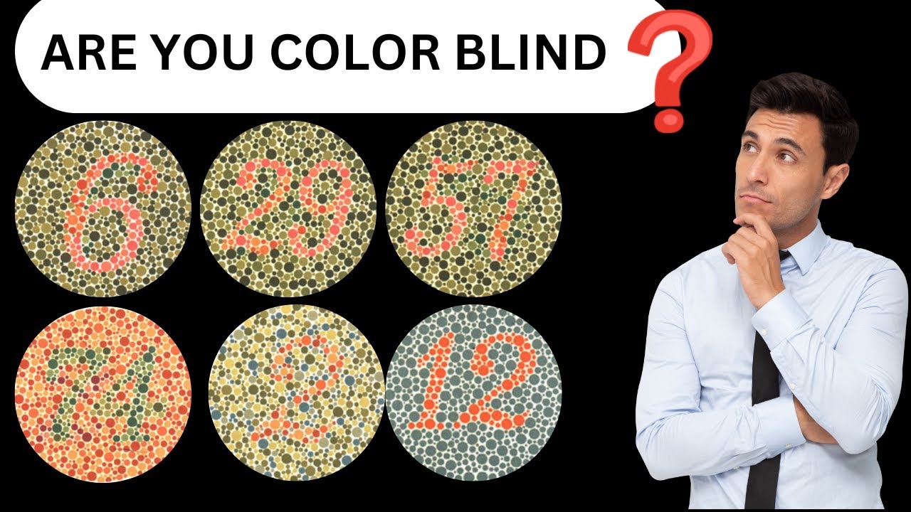 Color Blind Test | Color Vision Test | Colour Blindness Test for Exam ...