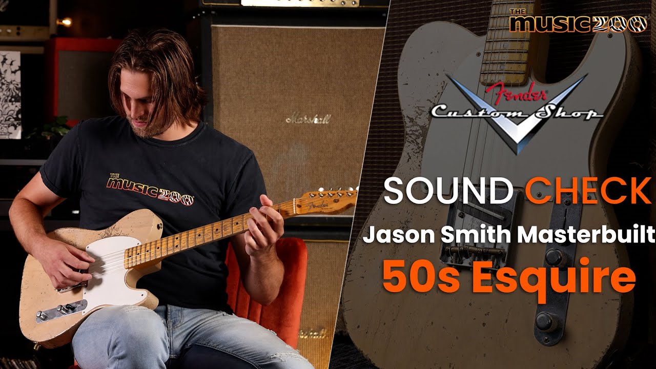Sound Check Demo Video: Fender Custom Shop 50s Esquire Masterbuilt by ...